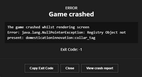 Collar Tag Brokenloading Crash · Issue 137 · Alexmodguy
