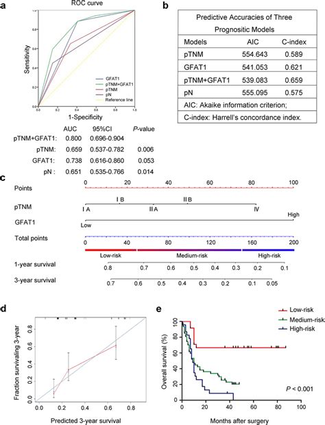 Combination Of Gfat1 Expression With Ptnm Stage Generates A Better