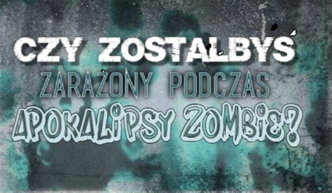 Czy Zosta By Zara Ony Podczas Apokalipsy Zombie Samequizy
