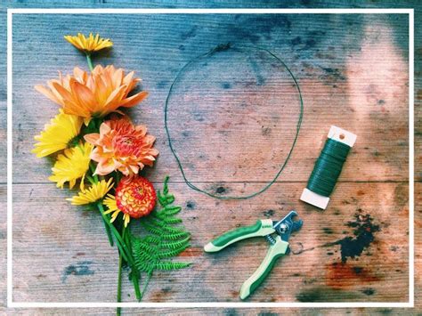 How To Make A Diy Fresh Flower Crown Verbal Gold Blog