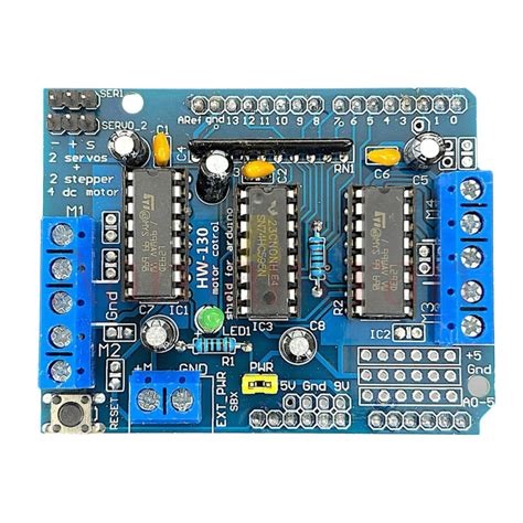 L293d Motor Driver Shield For Arduino And Robotics Projects Aamantran