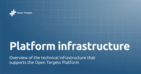 Platform Infrastructure Open Targets Platform Documentation