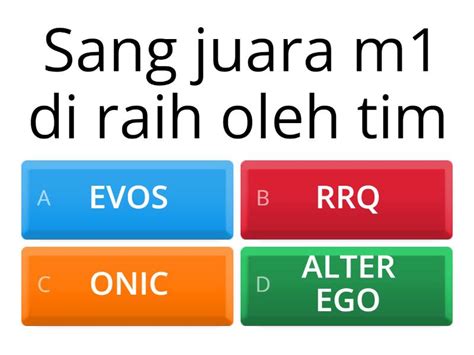 Tebak Tebakan MOBILE LEGEND Cuestionario