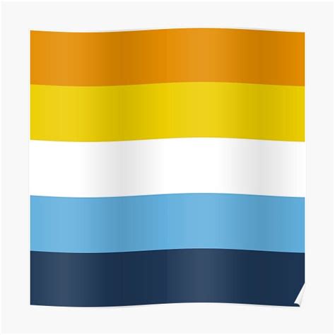 Aroace Flag V2 Poster For Sale By Lgbt Liberation Redbubble