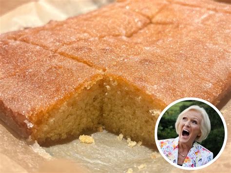 I Made Baking Legend Mary Berry S Lemon Drizzle Tray Bake And Now I Know Why The Zesty Treat Has