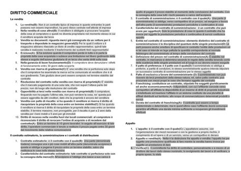 Domande Test Di Diritto Commerciale Diritto Commerciale La Vendita 1