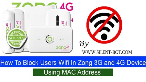 How To Block Users Wifi In Zong G And G Device Using Mac Address In Hindi And Urdu Youtube
