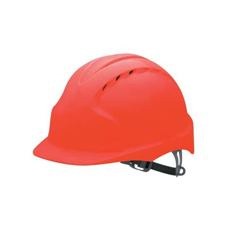 Evo2 Vented Red Safety Helmet Red Jsp Garden Equipment Review