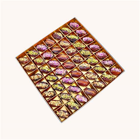 Luxury Dates Box 49 Pcs Forrey And Galland Chocolatier