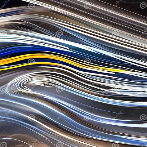 A Composition Of Dynamic Motion With Swirling Vortexes Kinetic Lines And Energetic