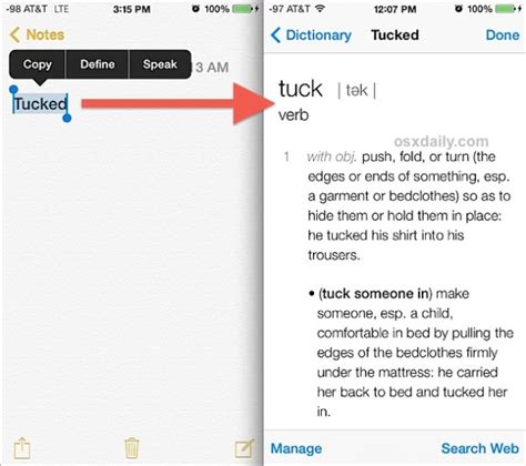 Improve The IOS Define Function By Adding A New Dictionary