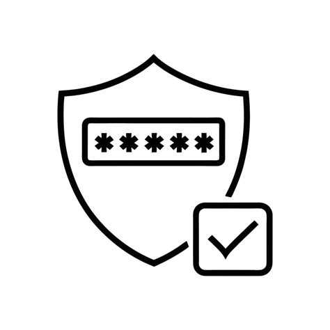Cybersecurity Padlock Icon Data Encryption Network Security And
