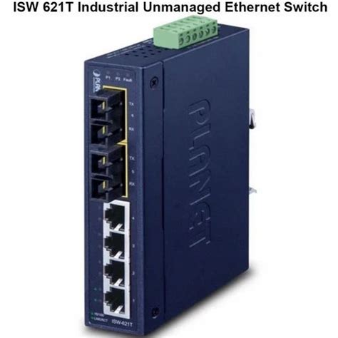 Planet ISW T DIN Rail Industrial Unmanaged Port Gigabit Ethernet Switch At Piece