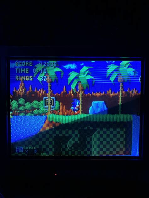 Weird Horizontal Lines On Top Of My Crt Using Sega Genesis R