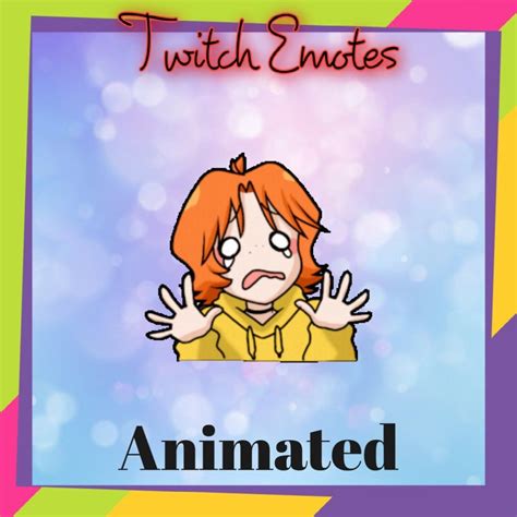 Animated Scared Emote Twitch Emotes Discord Emotes Streamer Emotes