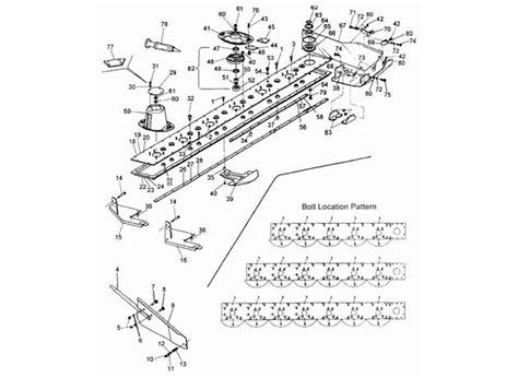 Servis Rhino Rdm7 Rdm8 Rdm9 Disc Mower Unit Bar Rdm Model 9 Parts