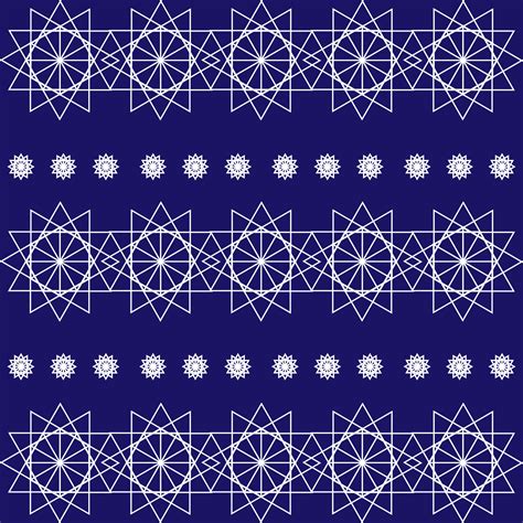 Abstract Shape Idea White Color Pattern On The Blue Background Vector