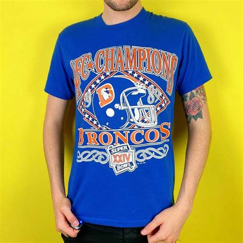 Logo 7 Vintage 1989 Vintage Denver Broncos Tee Gem