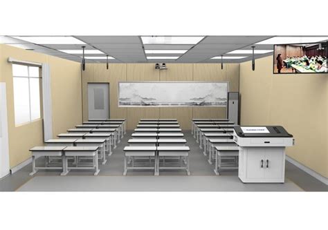 录播教室效果图配图网