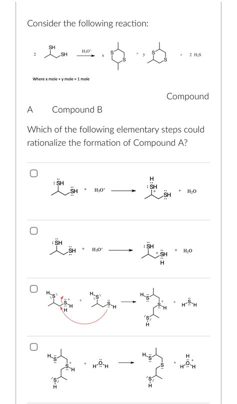 Solved Consider The Following Reaction 2 2h2 S Where X