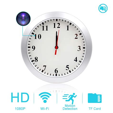 Wifi Clock Camera With Bluetooth Speaker Spytek Surveillance