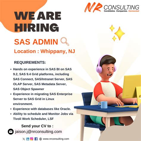 Nr Consulting On Linkedin Hiringnow Sasadmin Sasadministrator