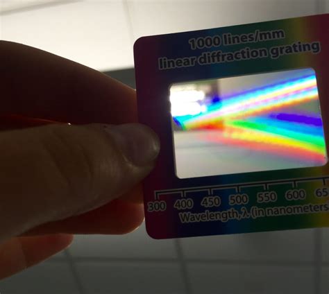 Linear Diffraction Grating Adventures Across The Pond