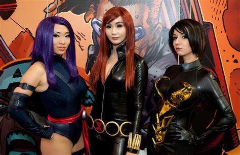 Kanomatakeisuke Alodia Gosiengfiao Sexy Black Widow Cosplay