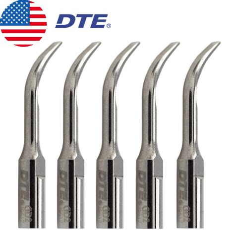 5pcs Woodpecker Dte Dental Ultrasonic Piezo Scaler Tips Satelec Acteon
