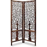 Artesia Handcrafted 4 Panel Wooden Room Partition Wooden Room Divider