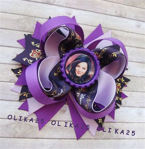 Disney Descendants Descendants Descendants Hair Bow By Olika25 Frozen