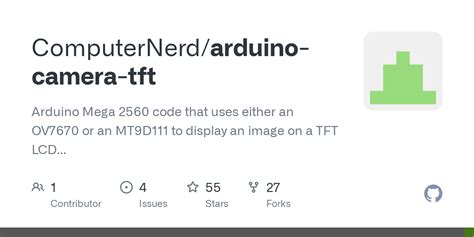 Github Computernerd Arduino Camera Tft Arduino Mega Code That Uses Either An Ov Or