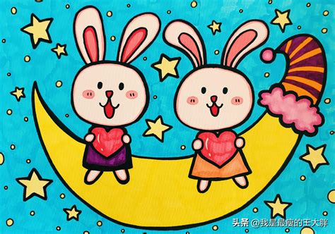 小兔子简笔画怎么画可爱的幼儿创意画小兔子兔子儿童画快来收藏吧 说明书网