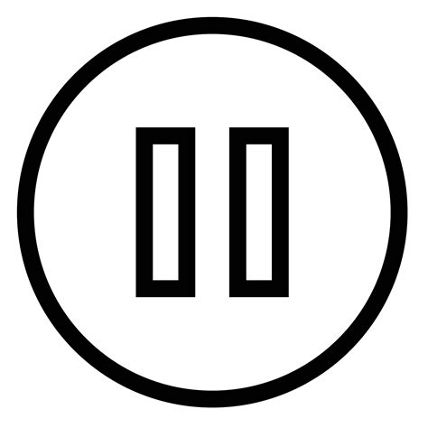 Pause Button Png High Quality Image