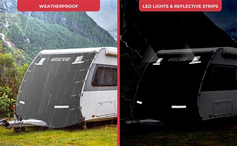 Gadlane Caravan Front Cover Caravan Front Towing Cover Protector With