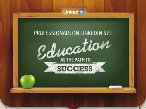 Education Linkedin Infographic 2014