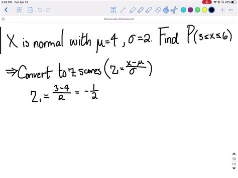 Assume That X Has A Normal Distribution With The Specified Mean And