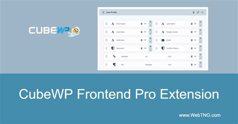 Cubewp Frontend Pro Extension Webtng