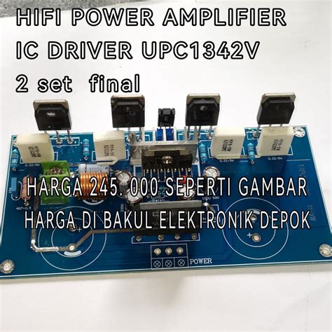 Jual HIFI Amplifier UPC1342V 2set Final Shopee Indonesia