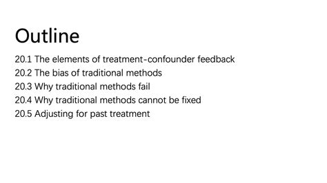 因果推断｜causal Inference What If——chapter20 Treatment Confounder Feedback 治疗 混杂反馈 知乎