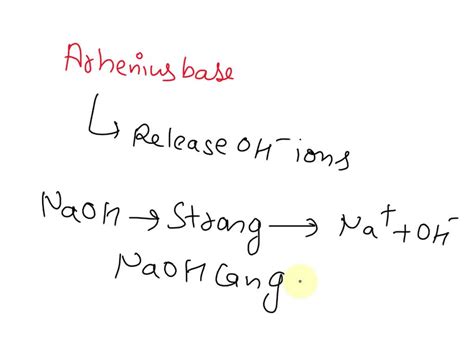 Solved Which Of The Following Compounds Is An Arrhenius Base Ch3co2h