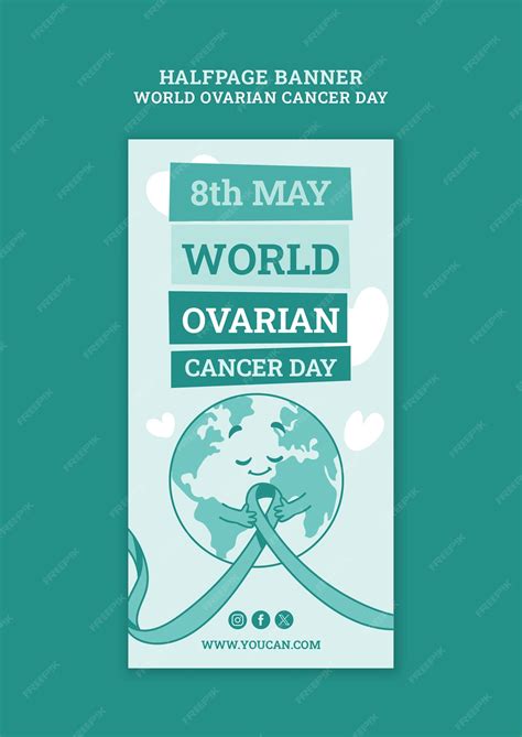 Free Psd World Ovarian Cancer Day Template