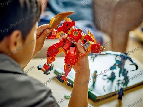 LEGO 71808 Kai S Elemental Fire Mech Set Parts List