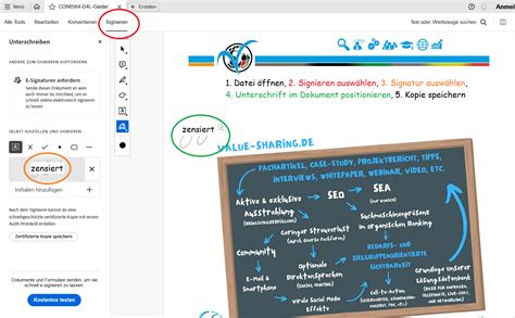 Kostenlos Und Digital Unterschreiben And Signieren Anleitung Und
