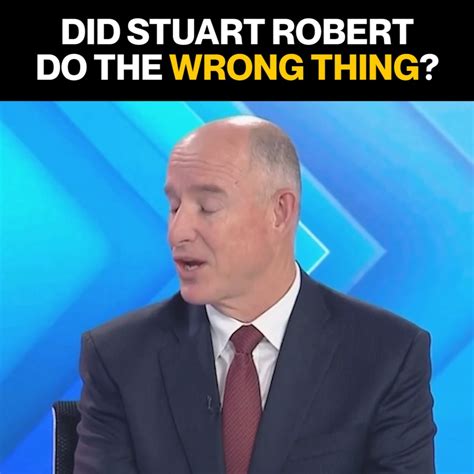 Did Scandal Prone Stuart Robert Do The Wrong Thing Allegation