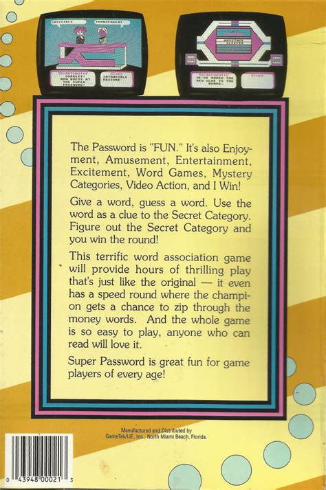 Super Password Images Launchbox Games Database