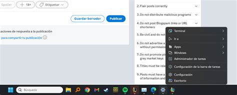 Right Clicking Some Taskbar Icons Shows Taskbar Context Menu Instead Of Apps Rwindowshelp