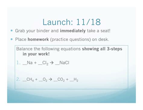 11 18 How Are Equations Balanced Part Ii Pdf