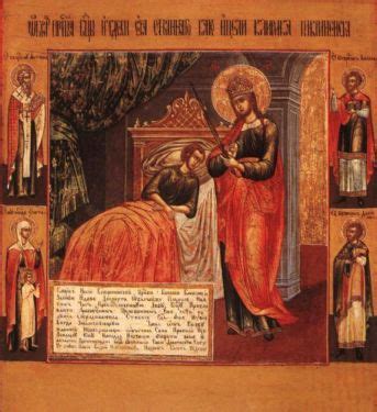 Икона Божией Матери "Целительница"