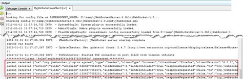 Implementing A Java Server Side Component For Jwebsocket Server For